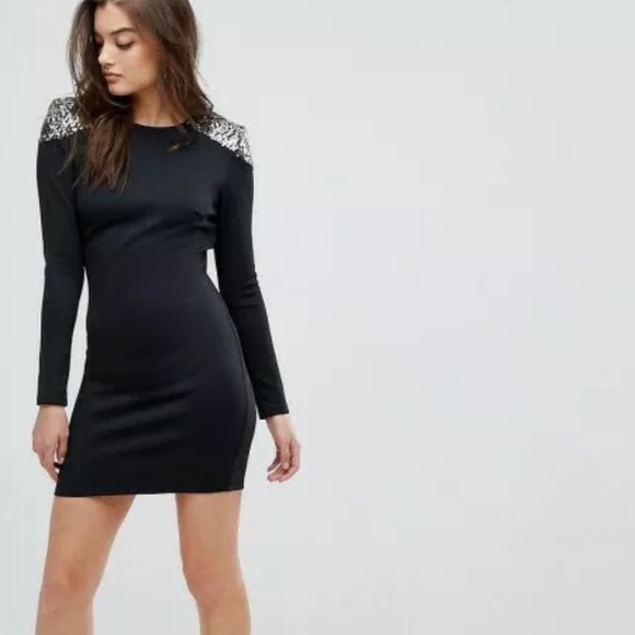 ASOS | Dresses | Nwt Asos Embellished Sequin Bodycon Dress | Poshmark